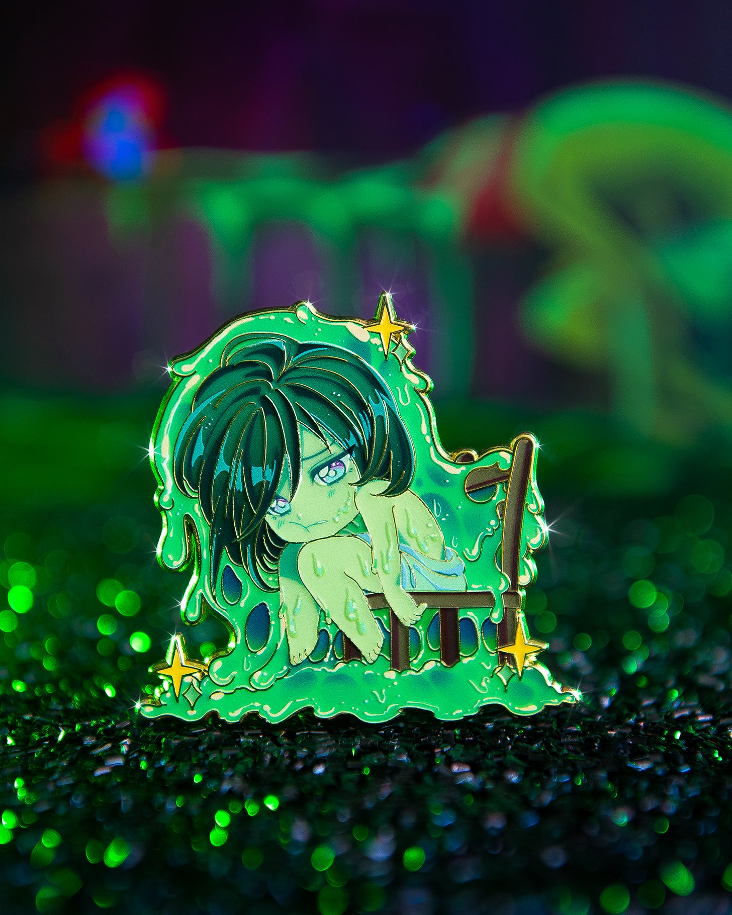 Ghib Wave Chibi In-Hand – Nakama Pin
