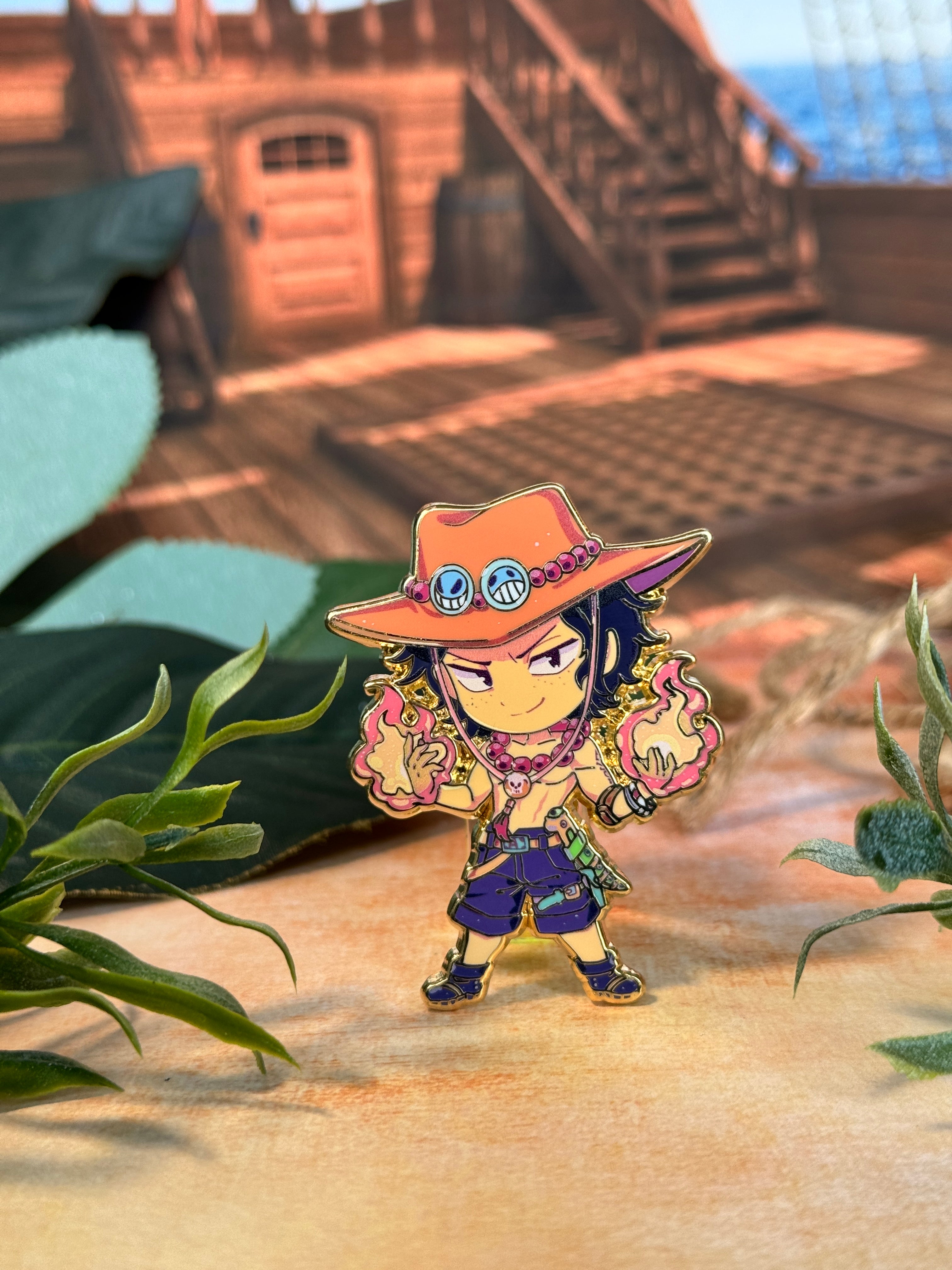 OP Chibi Wave 3 In-Hand – Nakama Pin