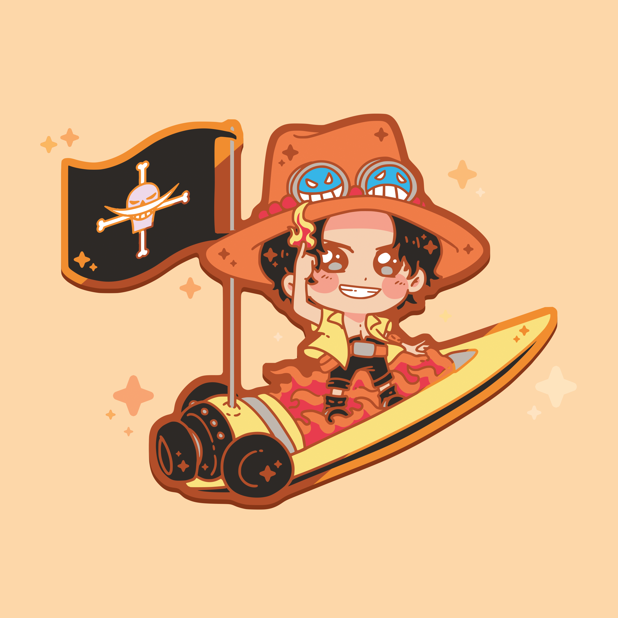 Chibi A♠ – Nakama Pin